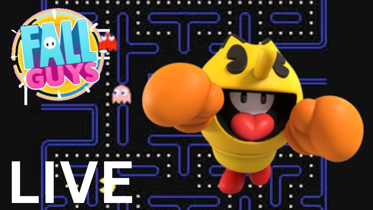 🔴 FALL GUYS - Playing w/ Viewers (FT the Pac-Man Costume) - YouTube