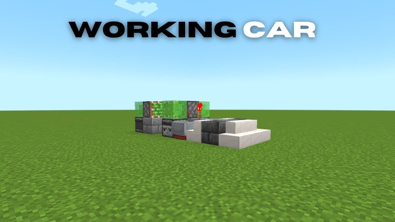Working Car in Minecraft | Minecraft Best Builds | #minecraft # ...