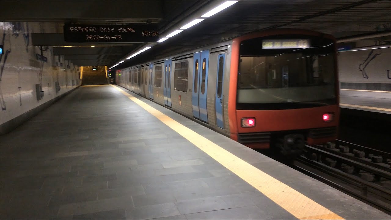 Metro Lisboa - Viagem ML90 Linha Verde - Lisbon Subway - Trip on a ML90 ...