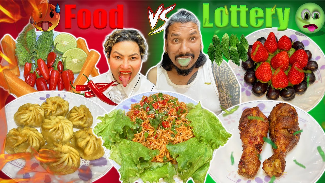 FOOD LOTTERY CHALLENGE 😂🥳|| FOOD CHALLENGE || MS VLOG 🌸 - YouTube