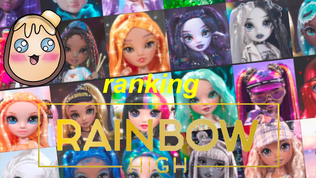 RANKING RAINBOW HIGH / SHADOW HIGH DOLLS!!! My RH + SH Tier list! - YouTube