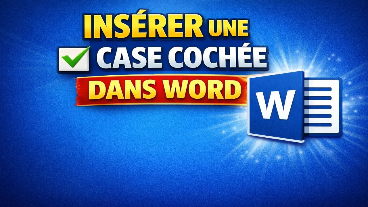Comment Insérer Une Case Cochée Dans Word ☑️ - YouTube