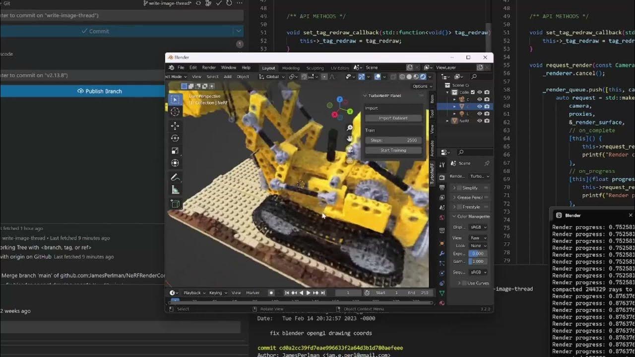 NeRF to Infinity DevLog 2023-02-14 - NeRF in Blender! - YouTube