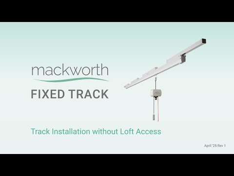 Overhead Patient Ceiling Lift Track Installation without Loft Access ...