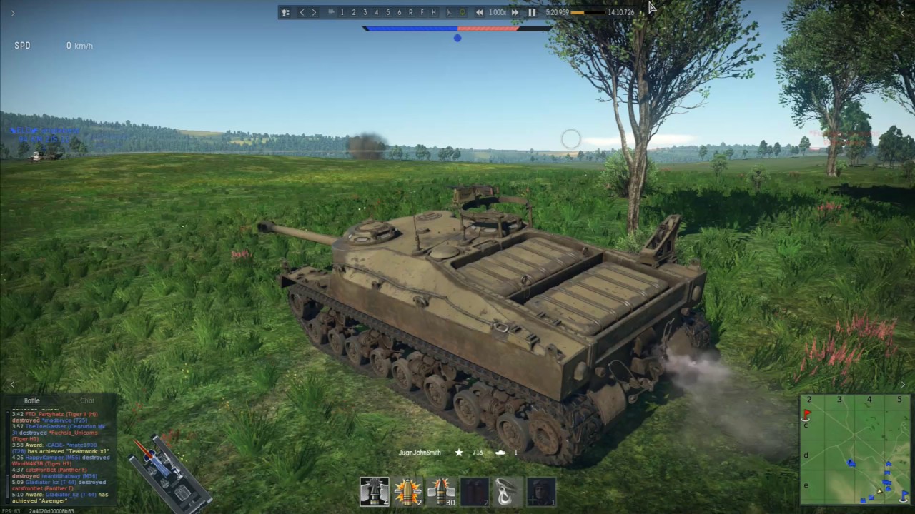 War Thunder: American T-28 gameplay - YouTube