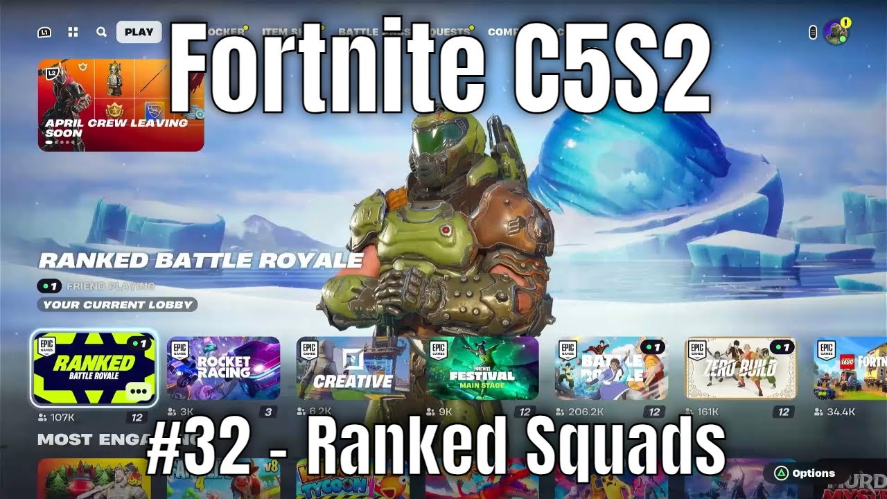 Fortnite C5S2 #32 - Ranked Squads - YouTube
