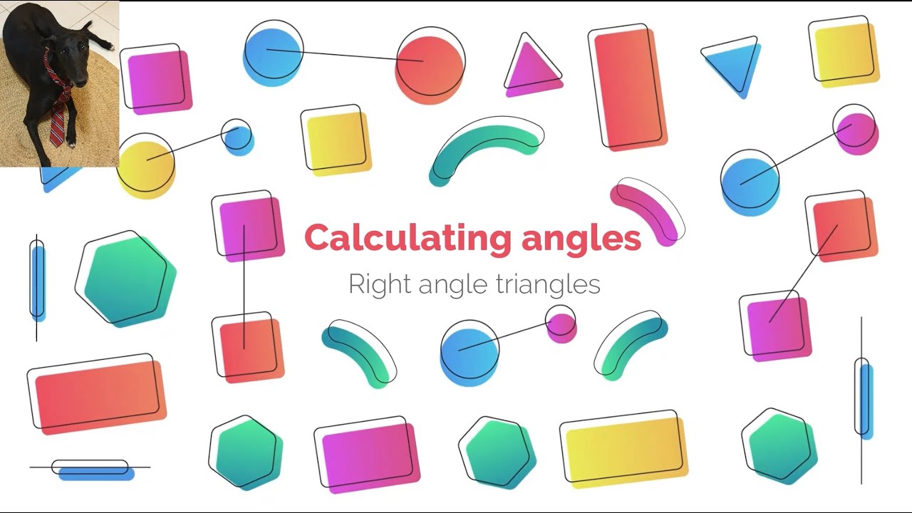 Calculating angles of right angle triangles - YouTube