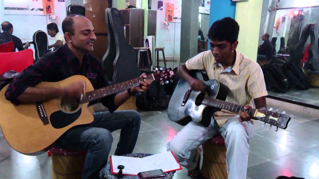 Chand Taare Tod Laun - Yes Boss - Guitar cover - Dharmesh Soni - YouTube