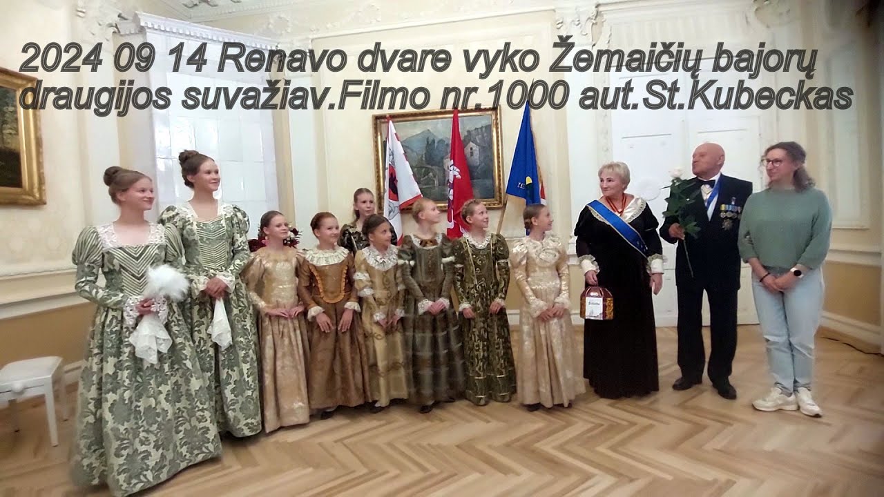 2024 09 14 f.nr.1000 aut.Steponas Kubeckas Žemaičių bajorų suv Renavo ...