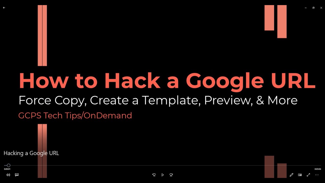 How to Hack a Google URL - YouTube