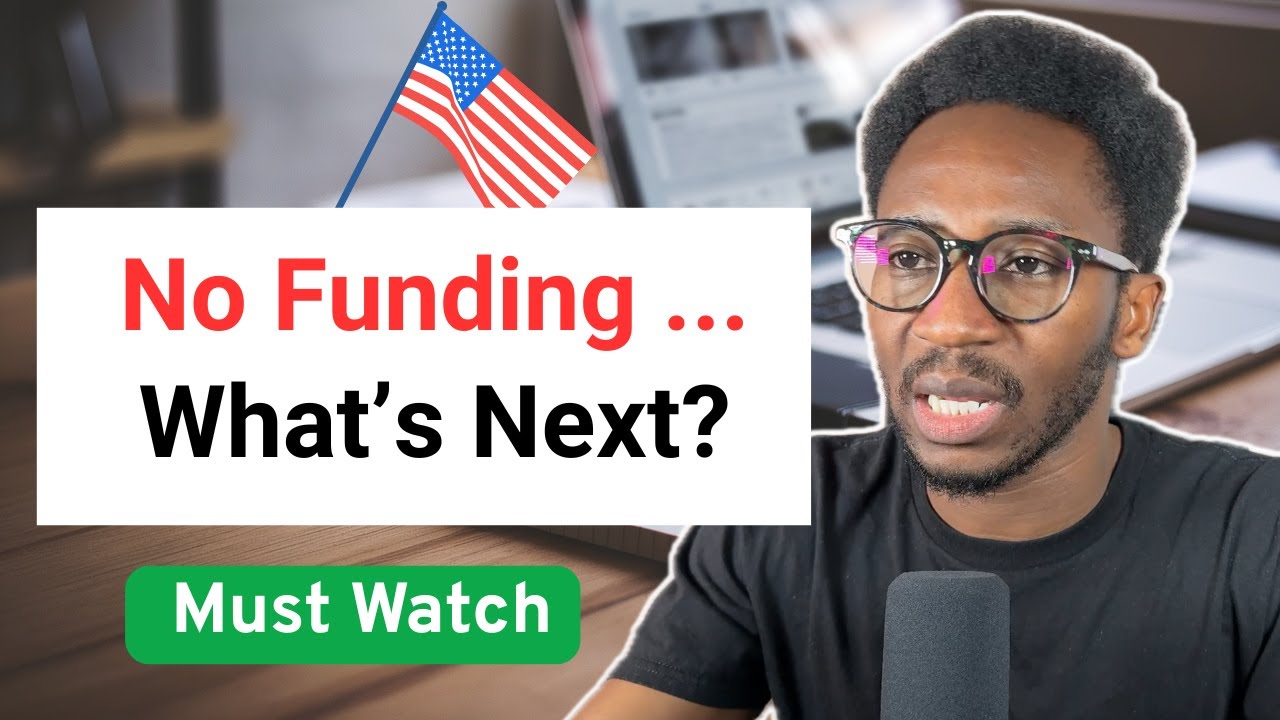 Thinking about what to do next after no funding? - YouTube