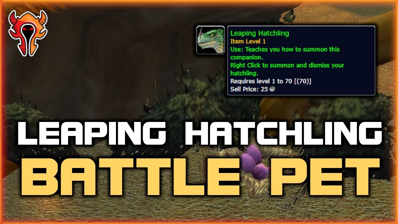 Leaping Hatchling - Battle Pet (Northern Barrens, Kalimdor) - YouTube