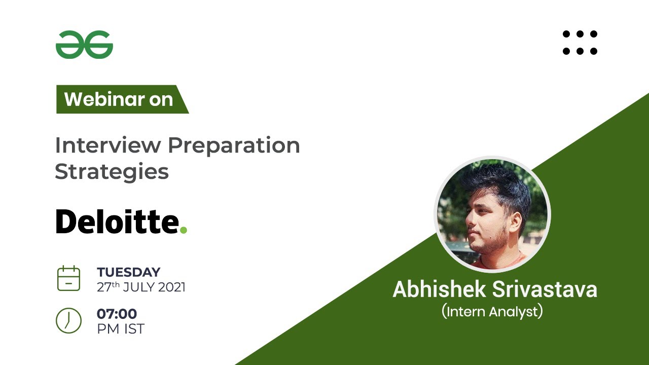 Deloitte USI Interview Preparation - YouTube