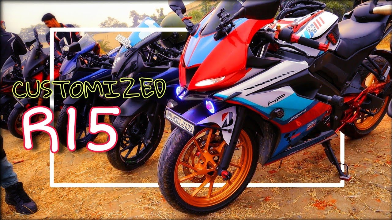 Yamaha R15 V3 custom modified | custom paint | sunday ride superbikes ...
