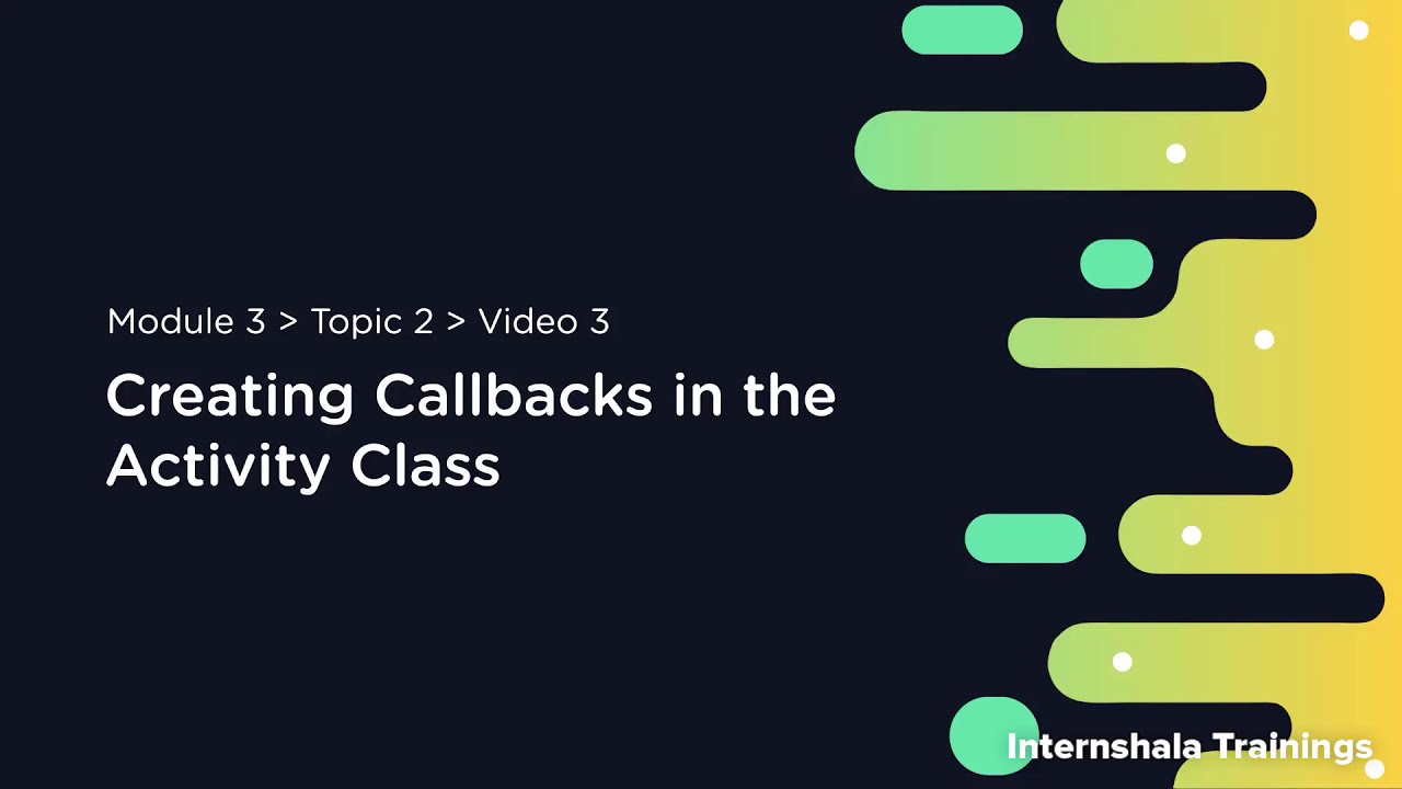 Mobile app development using kotlin language#module3.1(3) - YouTube
