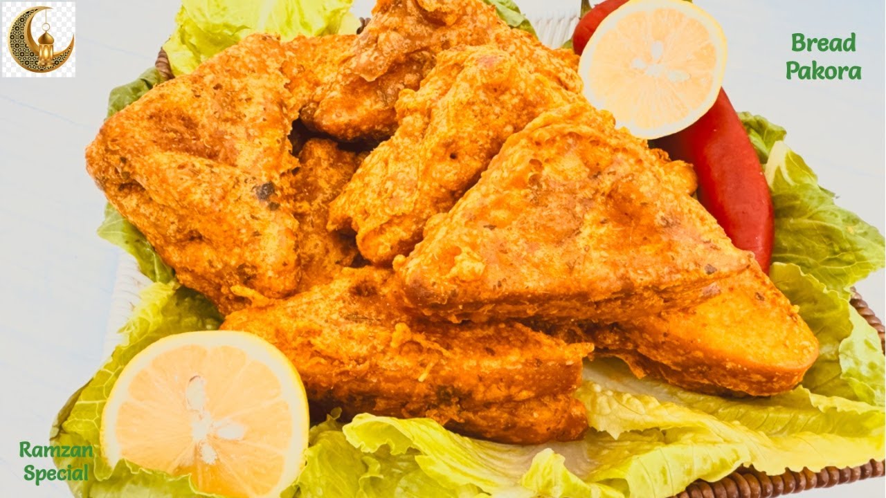 Mini Bread Pakora - Bread Pakoda Recipe - Ramzan ️🌙 Special Recipe By ...