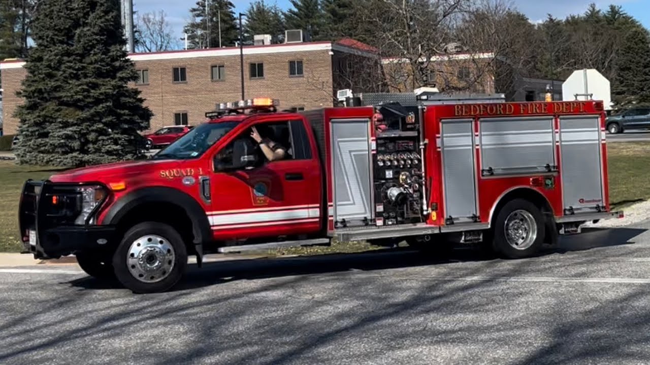 Bedford, NH Fire Rescue Squad 1 Responding - YouTube