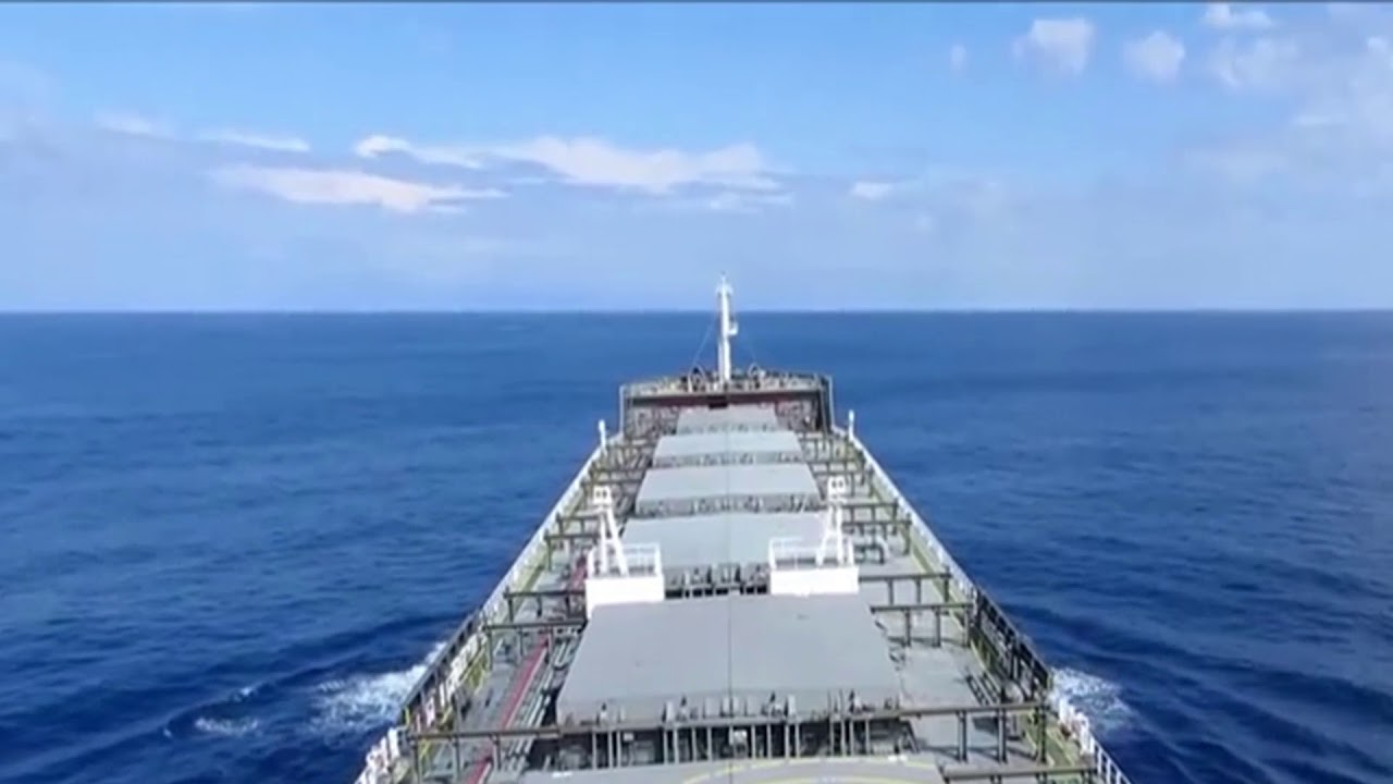 Ship on High sea - YouTube