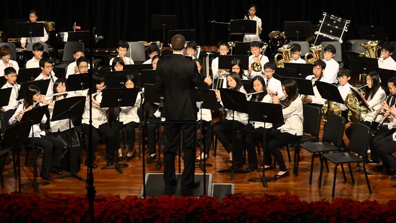 Bell Carol Rock, Leontovych, arr. Ryan Fraley, ICS Advanced Band - YouTube