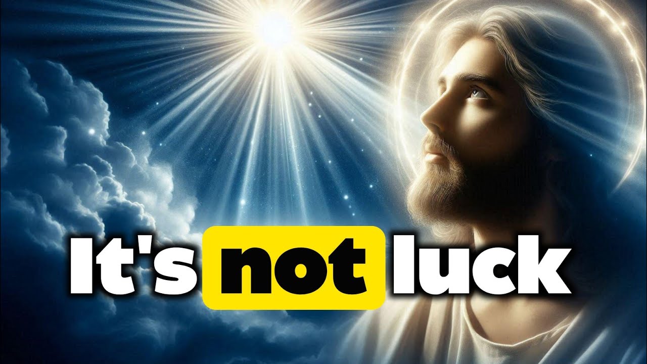 It's Not Luck, It's God | Gods message today | God blessings message ...