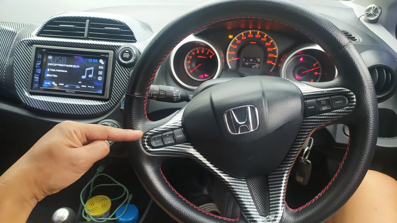 Cara setting remot stir biar bisa konek ke head unit | Honda Jazz GE8 ...