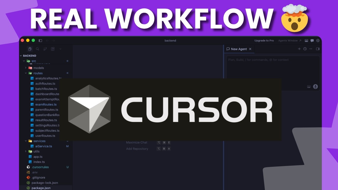 How I Use Cursor AI to Write Production Code - YouTube