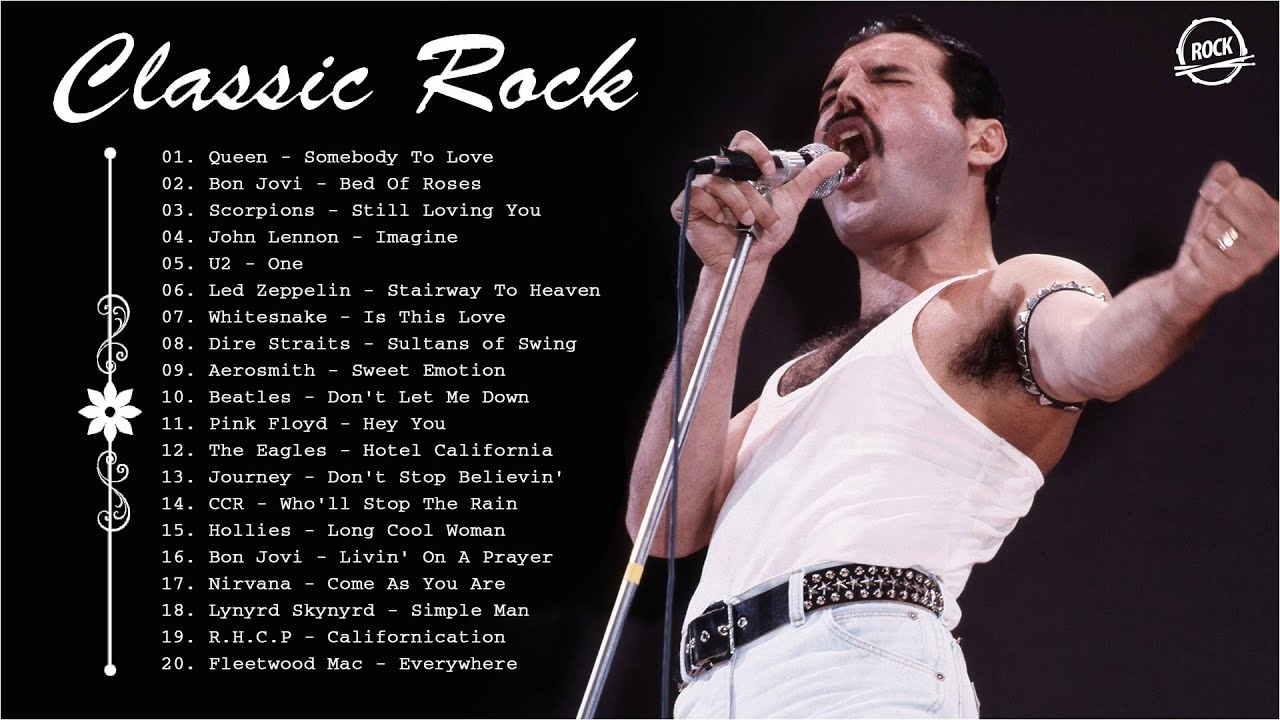 Grandes éxitos Del Rock Clásico 60s 70s 80s - Rock En Ingles Mix - Rock ...