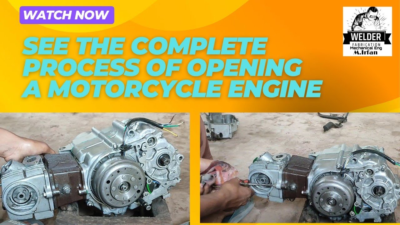 Opening a Motorcycle engine complete process - YouTube
