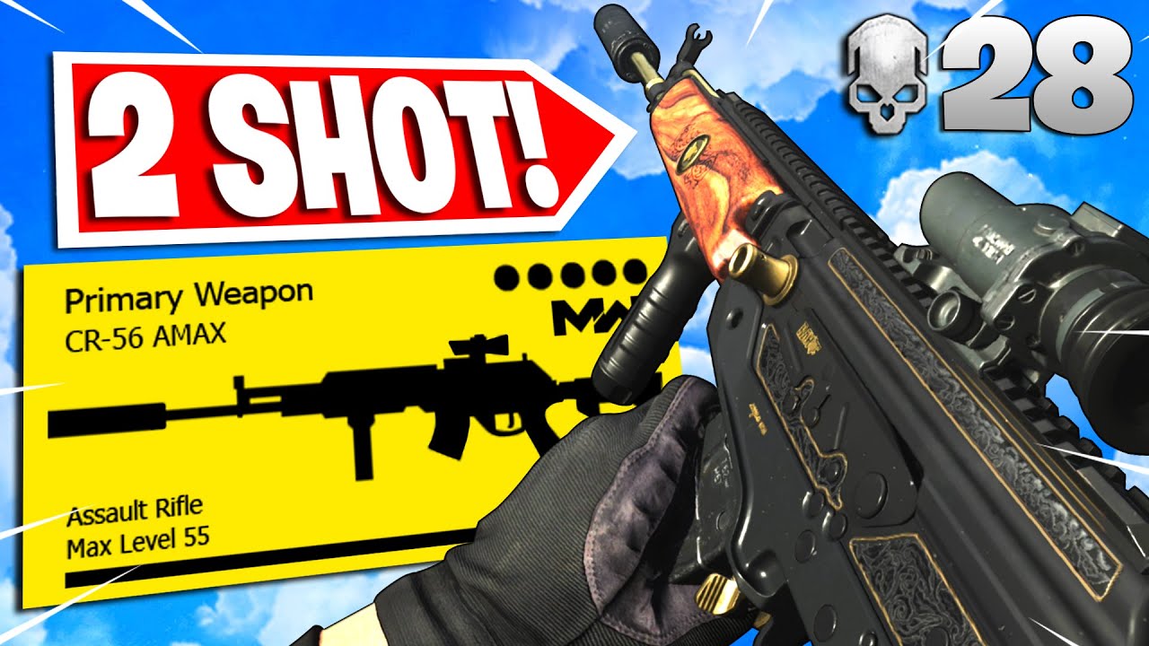 the *2 SHOT* AMAX is BROKEN in WARZONE SEASON 6! (BEST CR-56 AMAX CLASS ...