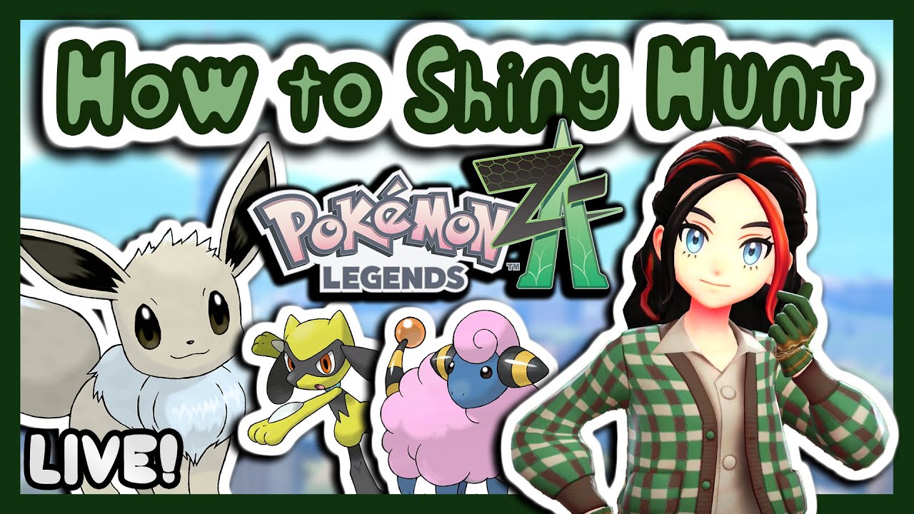 🔴 LIVE : How To Shiny Hunt In Pokémon Legends: ZA !! First Reactions 🌸🔥 ...