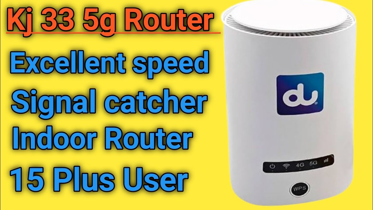 Kj33 router unlock and speed test - YouTube