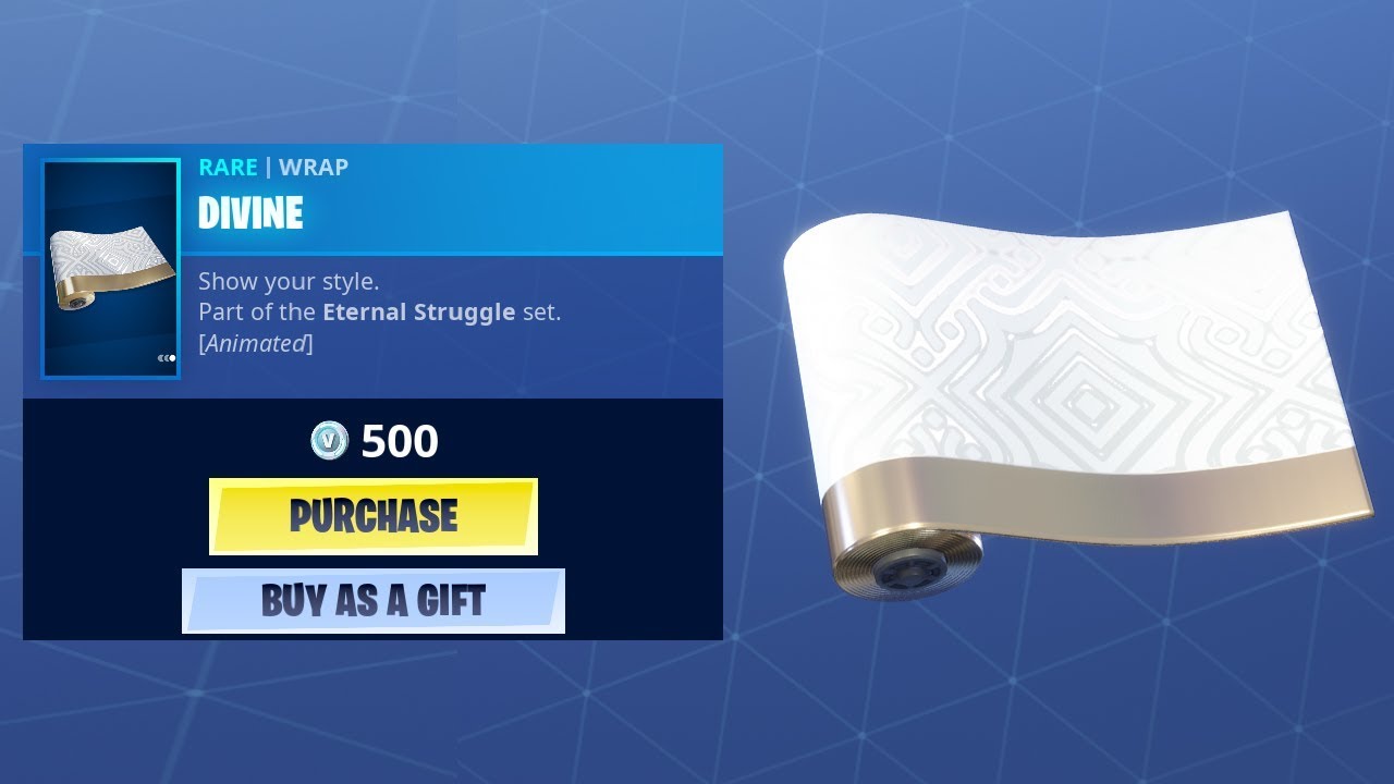 *NEW* ANIMATED DIVINE WRAP! (Fortnite Item Shop 27th April) - YouTube