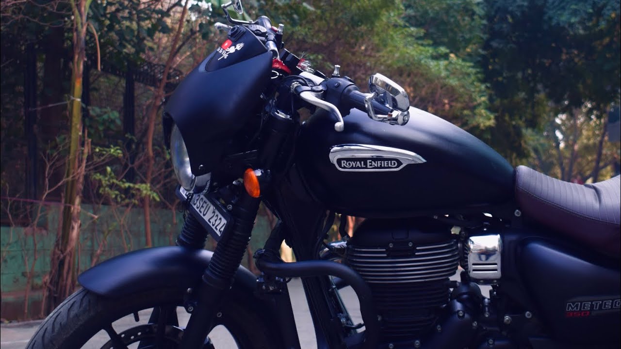 Meteor 350 handlebar changed || Three piece handlebar🔥🔥 || Ride to vlog ...