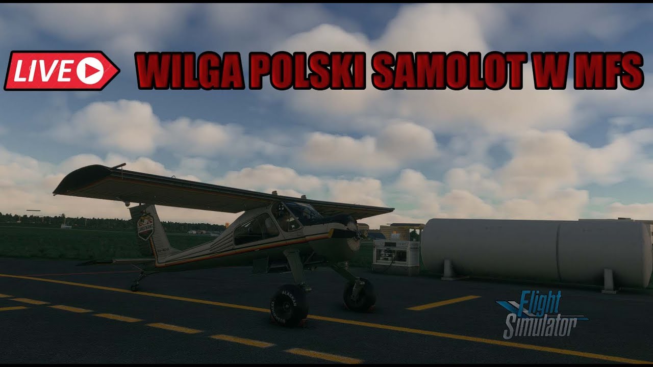WILGA POLSKI SAMOLOT W MICROSOFT FLIGHT SIMULATOR - YouTube