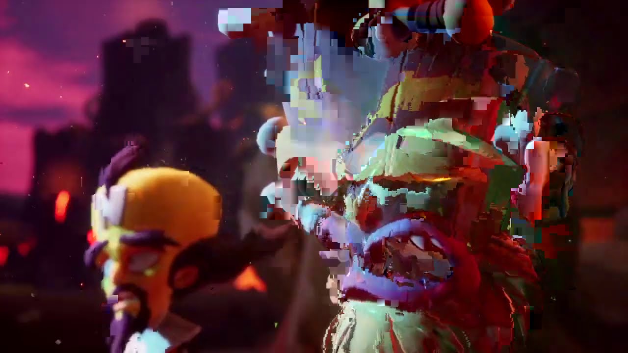 Crash Bandicoot 4 It's About Time: intro scene uka uka breaks open the ...