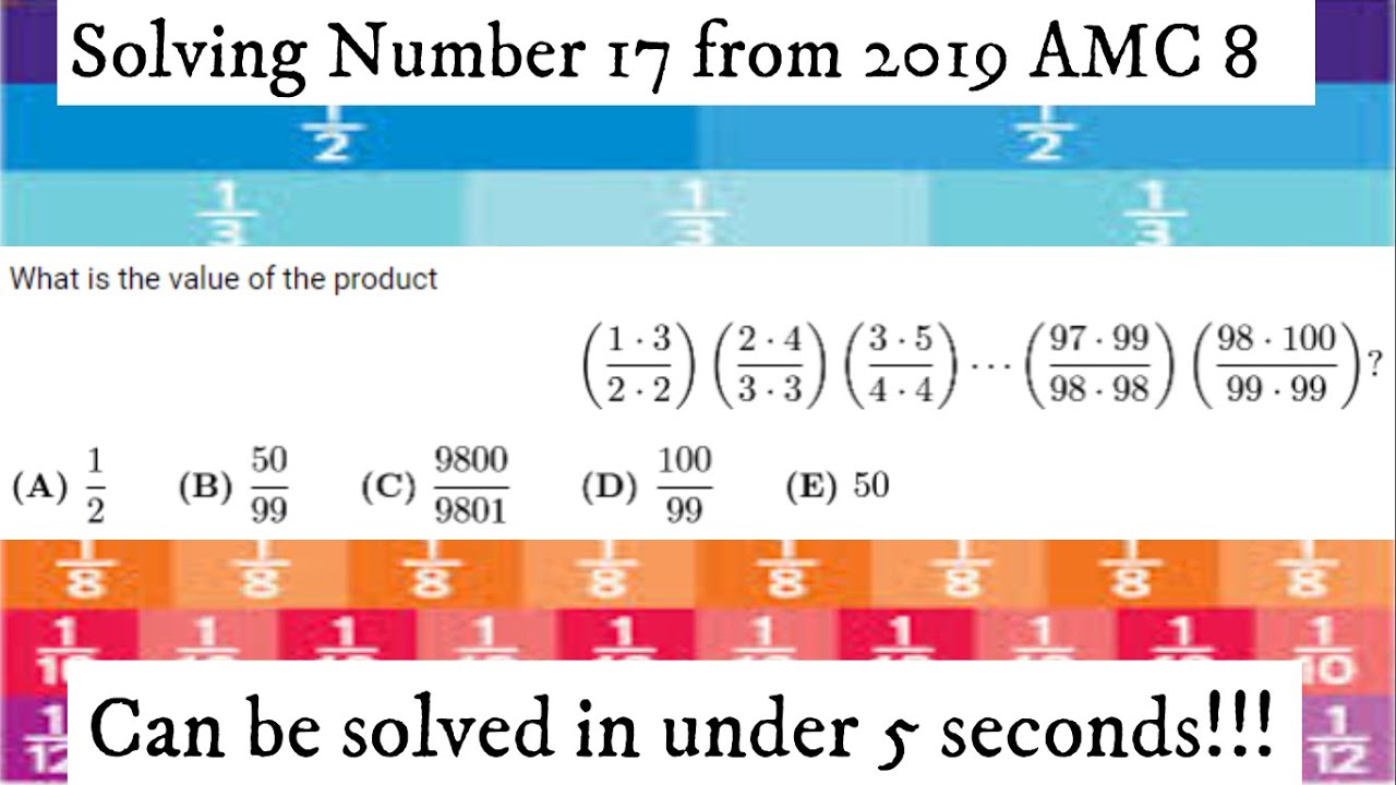 Solving AMC 8 2019 17 Easiest Problem On Test YouTube solving-amc-8-2019-17-easiest-problem-on-test-youtube