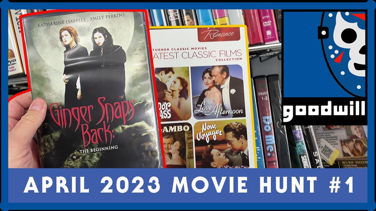 GOODWILL April 2023 Blu Ray and DVD Movie Hunt #1 - Turner Classic ...