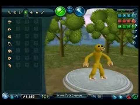 How to make a Perfect attack monster in SPORE (Demo Version) - YouTube