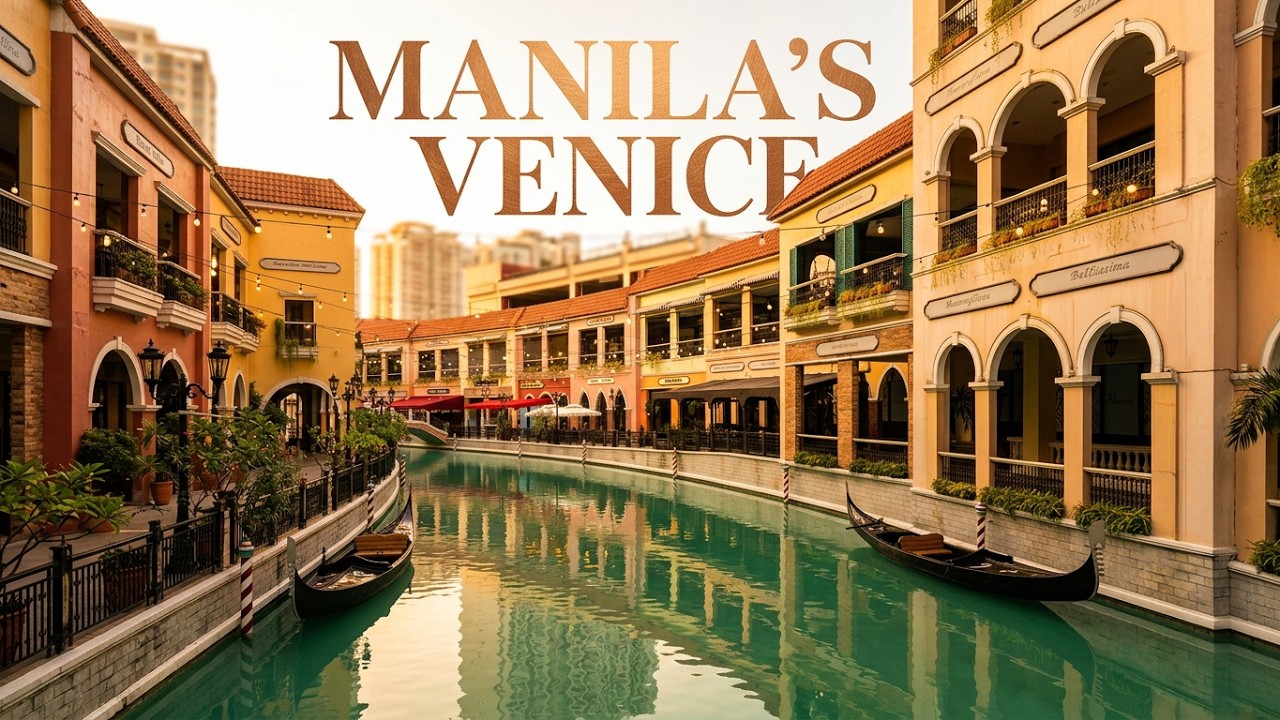 Inside Manila's Stunning Little Venice Grand Canal Mall Philippines ...