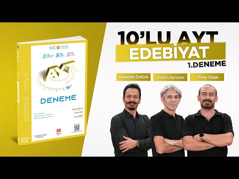 ÜÇDÖRTBEŞ YAYINLARI 10'LU AYT SOSYAL BİLİMLER-1 DENEMESİ 2026 DENEME-1