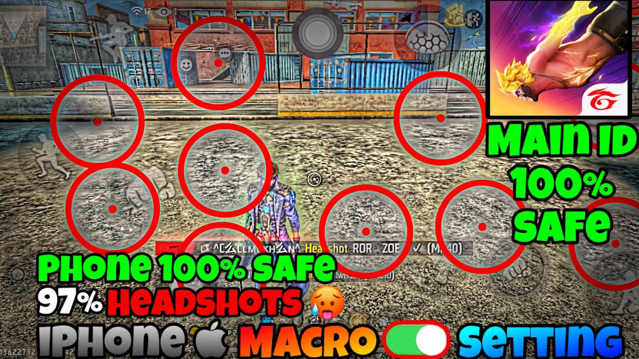 how to use macro in iPhone | iPhone macro setting ⚙️free fire 🔥 ...