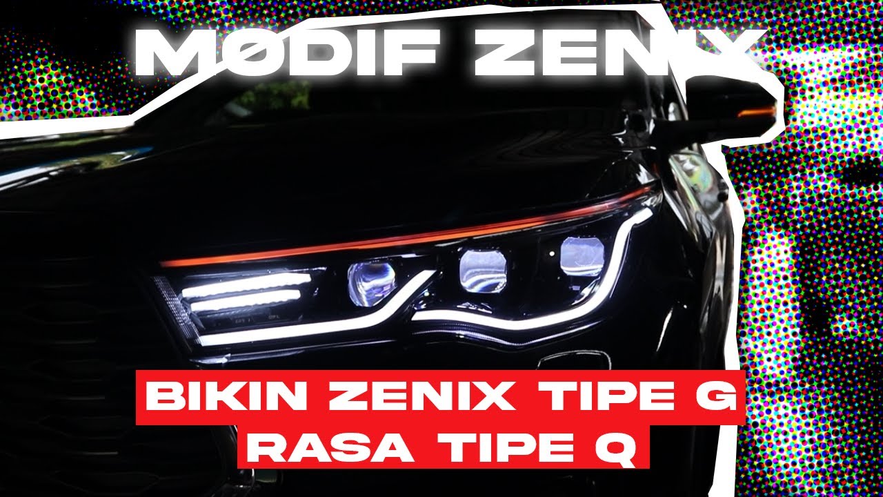 MODIFIKASI LAMPU ZENIX SPEK HEDON RASA SULTAN ️ - YouTube