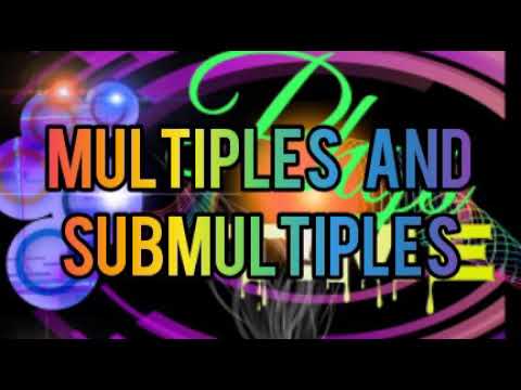 Plus 1 Physics chapter 01 Class 002 Multiples and Submultiples - YouTube