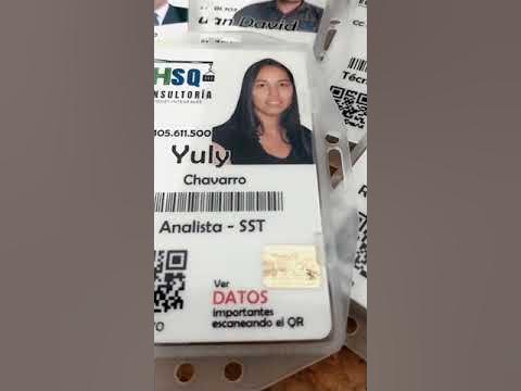 Carnet de Identificación con codigo QR - YouTube
