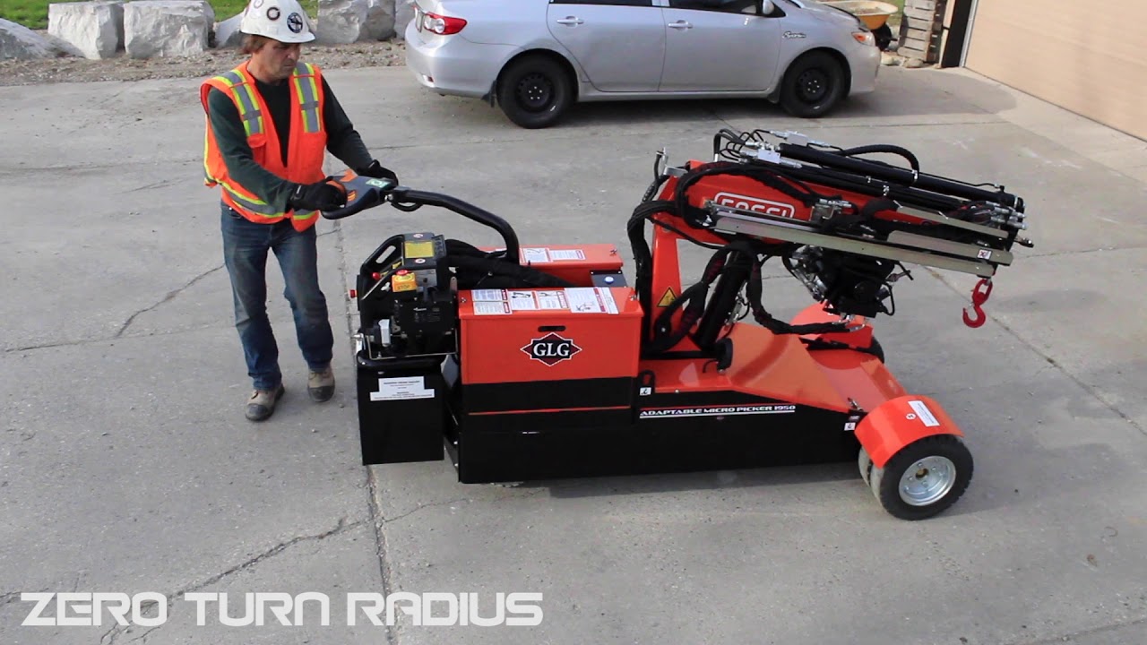 Adaptable Micro Picker 1950 - Zero Turn Radius - YouTube