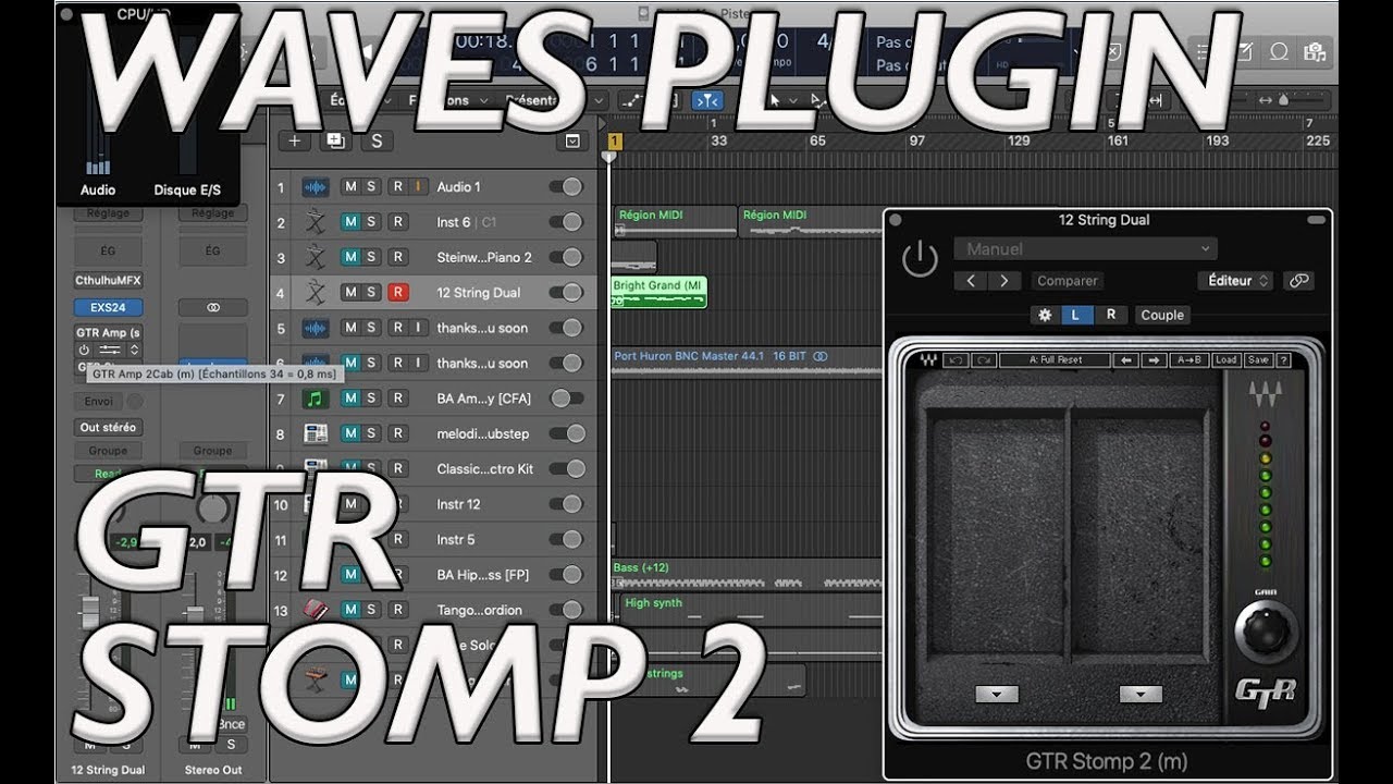 WAVES GTR STOMP 2 PLUGIN test and review - YouTube