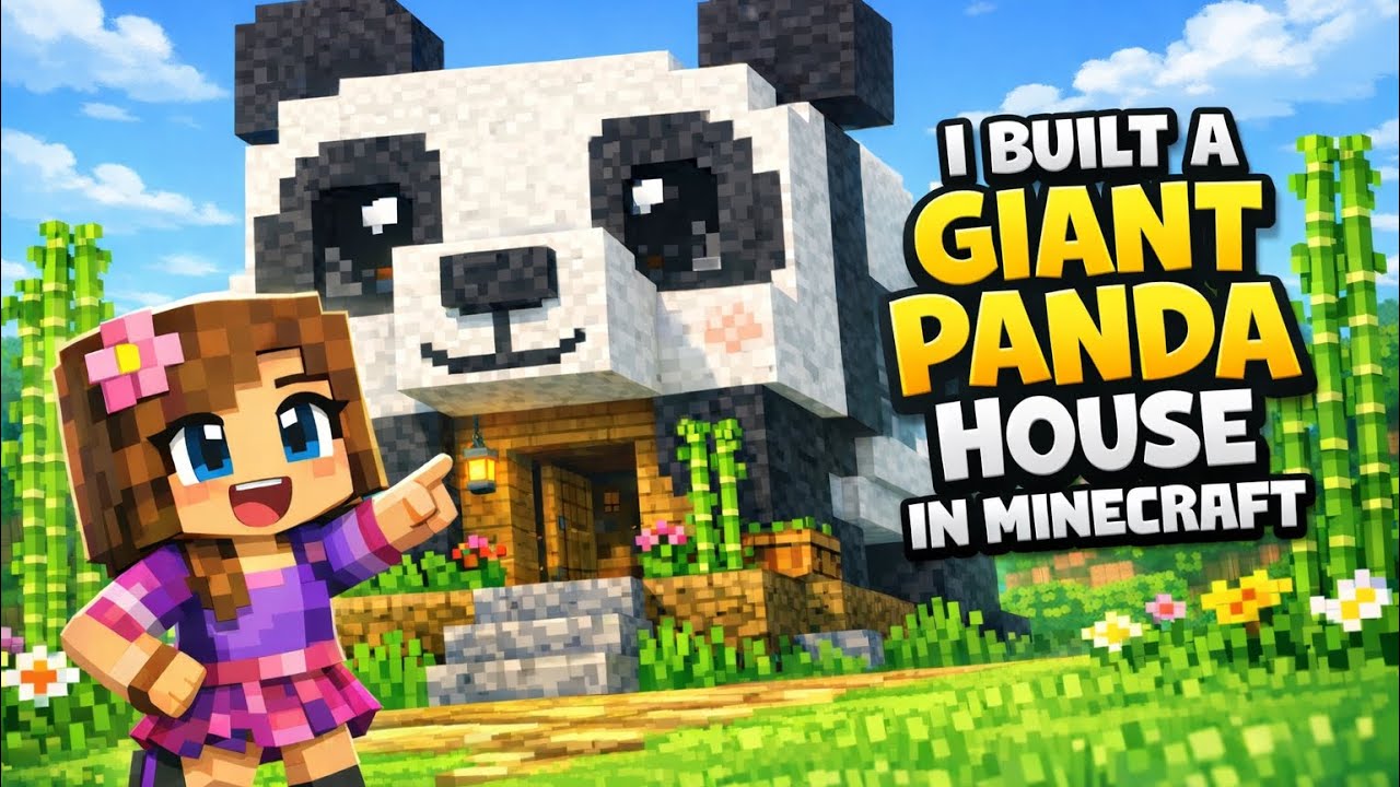 I Built A Panda House In Minecraft! 🐼 - YouTube
