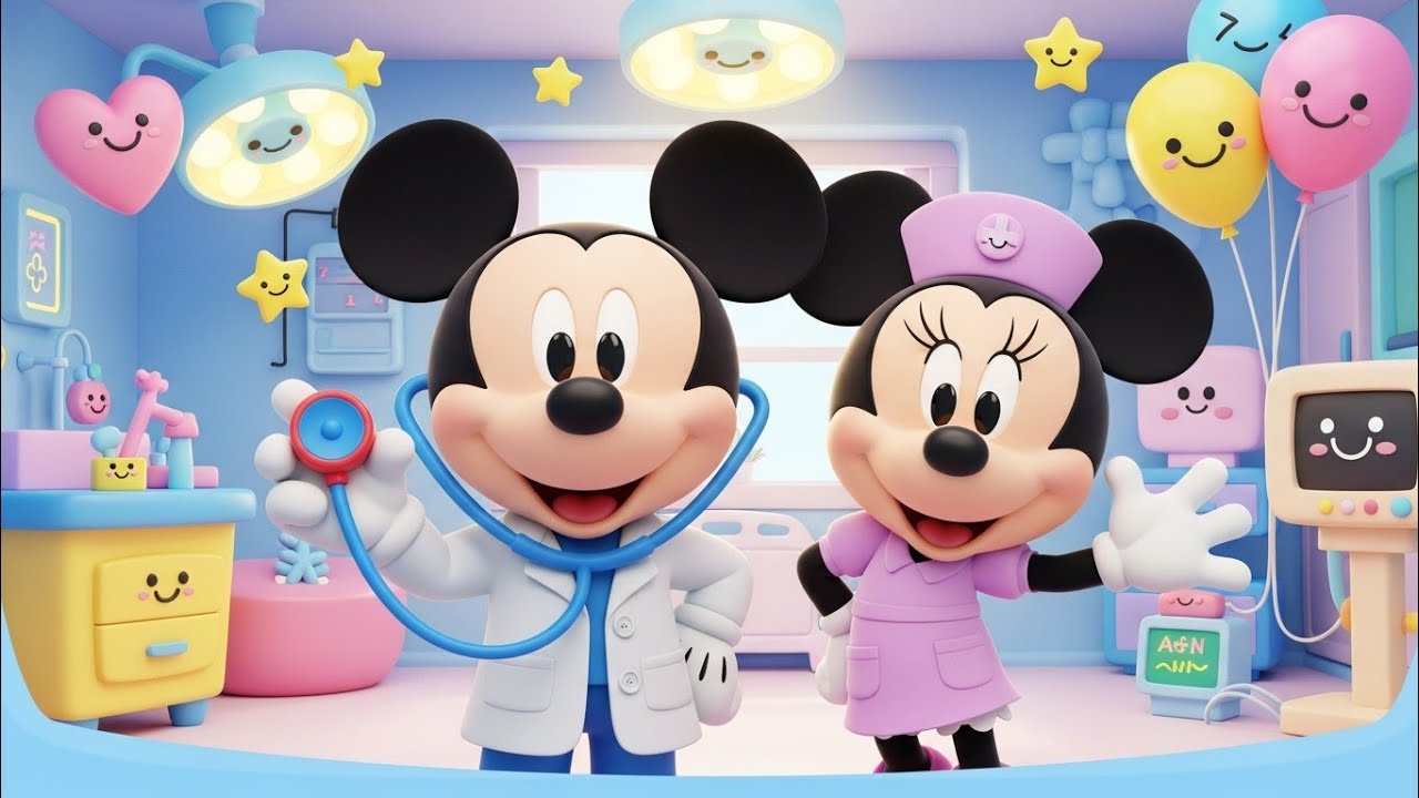 Mickey Mouse Hospital Adventure | Fun & Educational Kids Cartoon - YouTube