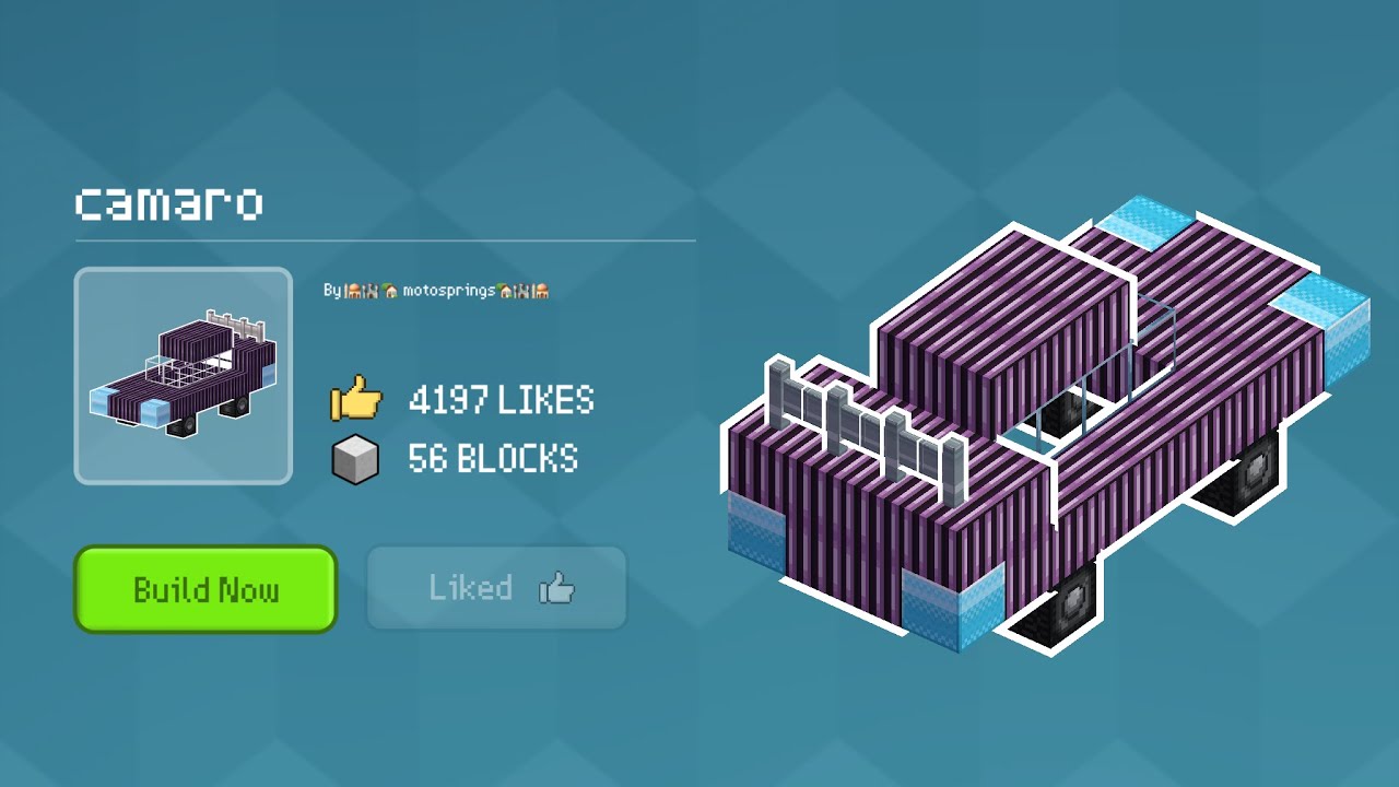 Block Craft 3D: Crafting Game #39 | Car (from top 1) - YouTube