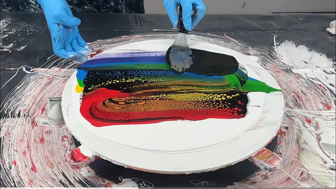 Swiping Pride 🌈🏳️‍🌈 Colors~TLP Pigment~Cell Activator~Acrylic Pouring ...